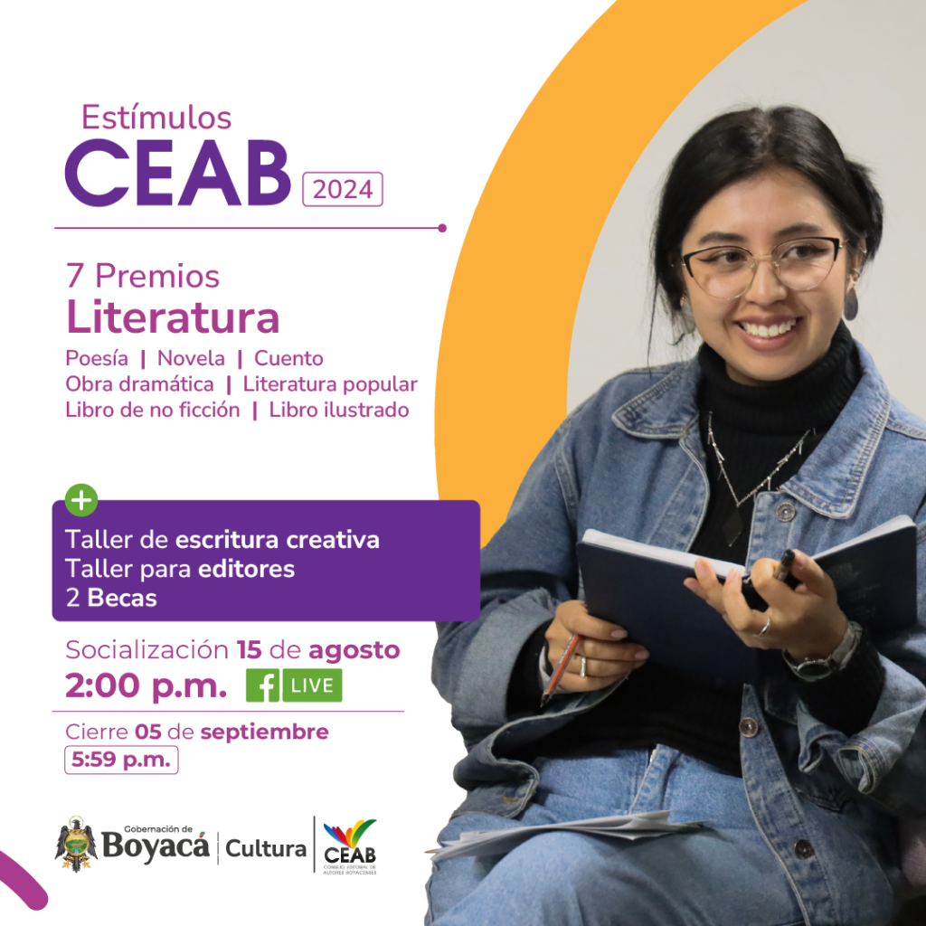 CONVOCATORIA DE ESTÍMULOS CEAB 2024 - Gobernación de Boyacá ...