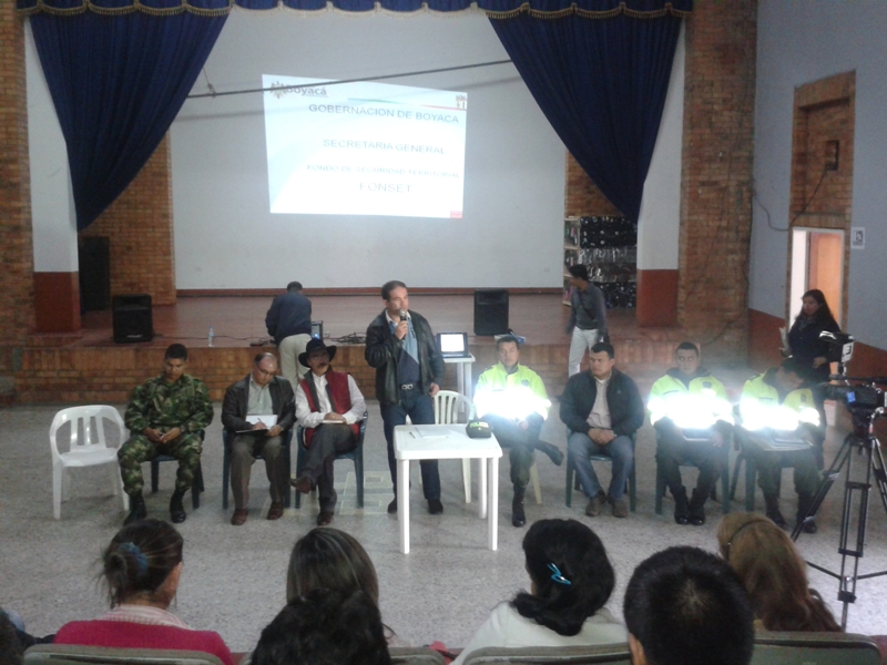 Consejo de Seguridad en el Municipio de Garagoa - Gobernación de Boyacá ...
