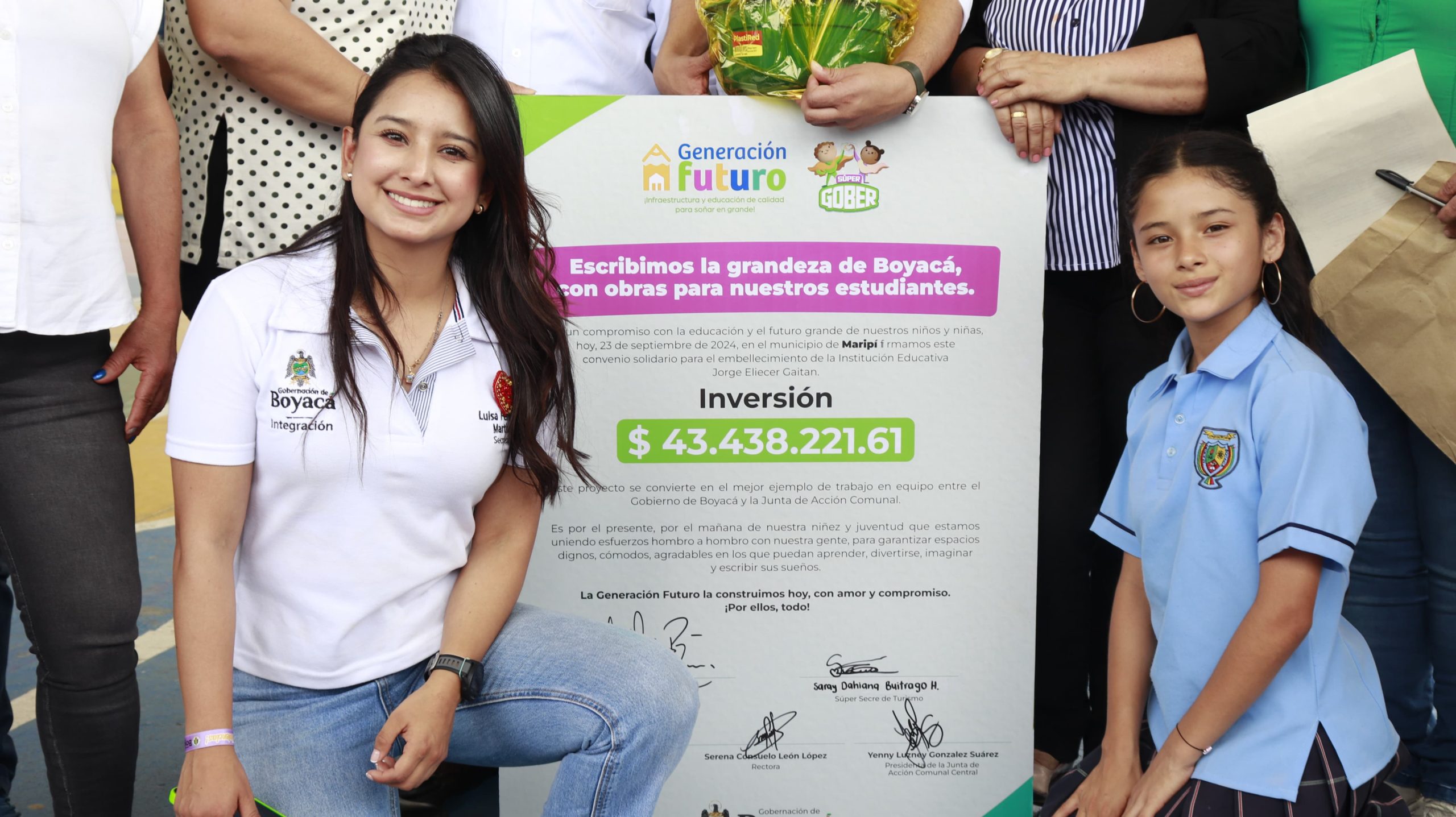 Niños y niñas de Maripí se beneficiarán con una inversión de 129 ...