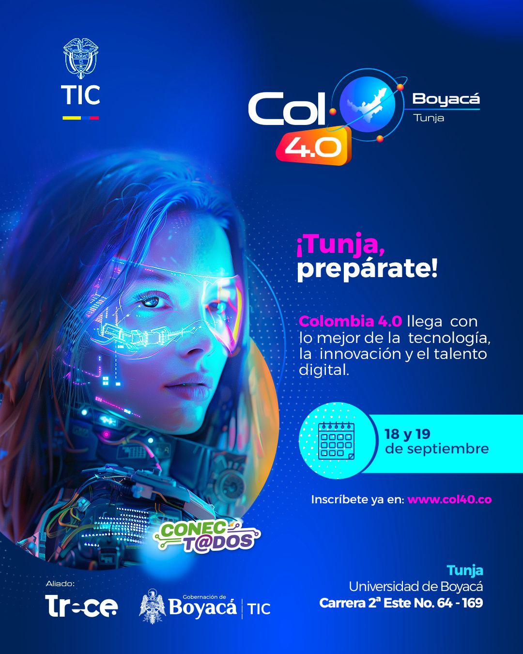 Llega a Tunja Colombia 4.0 - Territorios Digitales: el evento gratuito ...